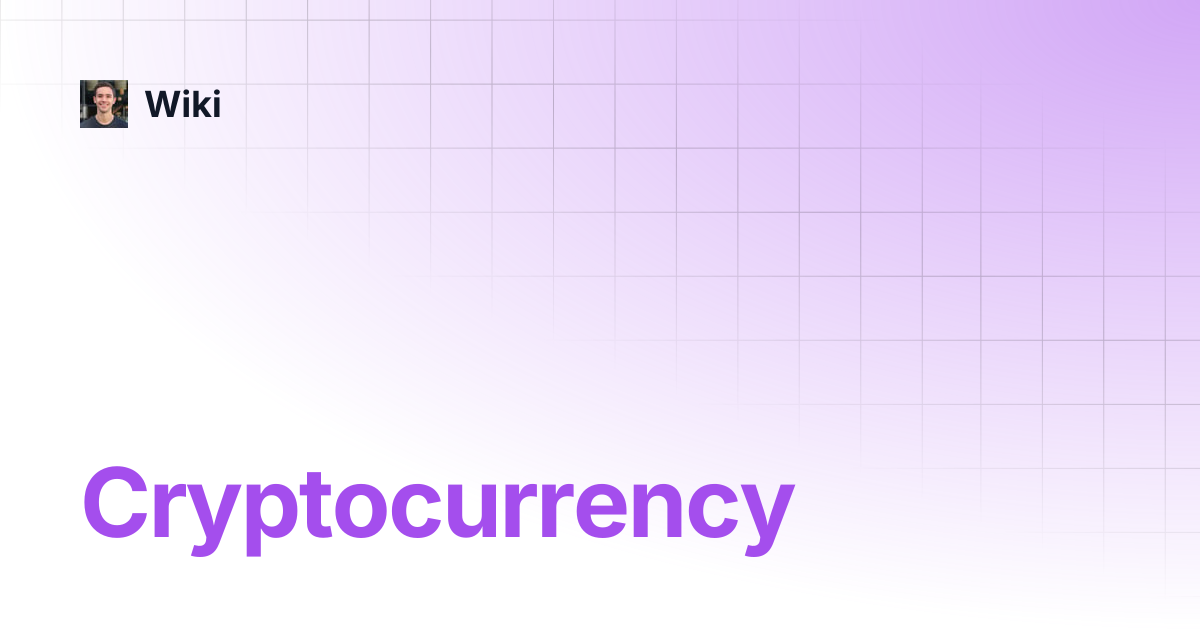 Cryptocurrency | Wiki